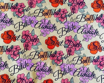 Curse Fabric - Etsy