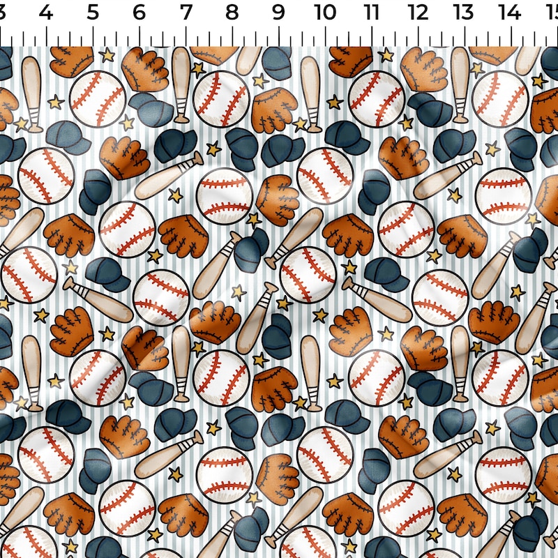 Baseball Fabric - Etsy