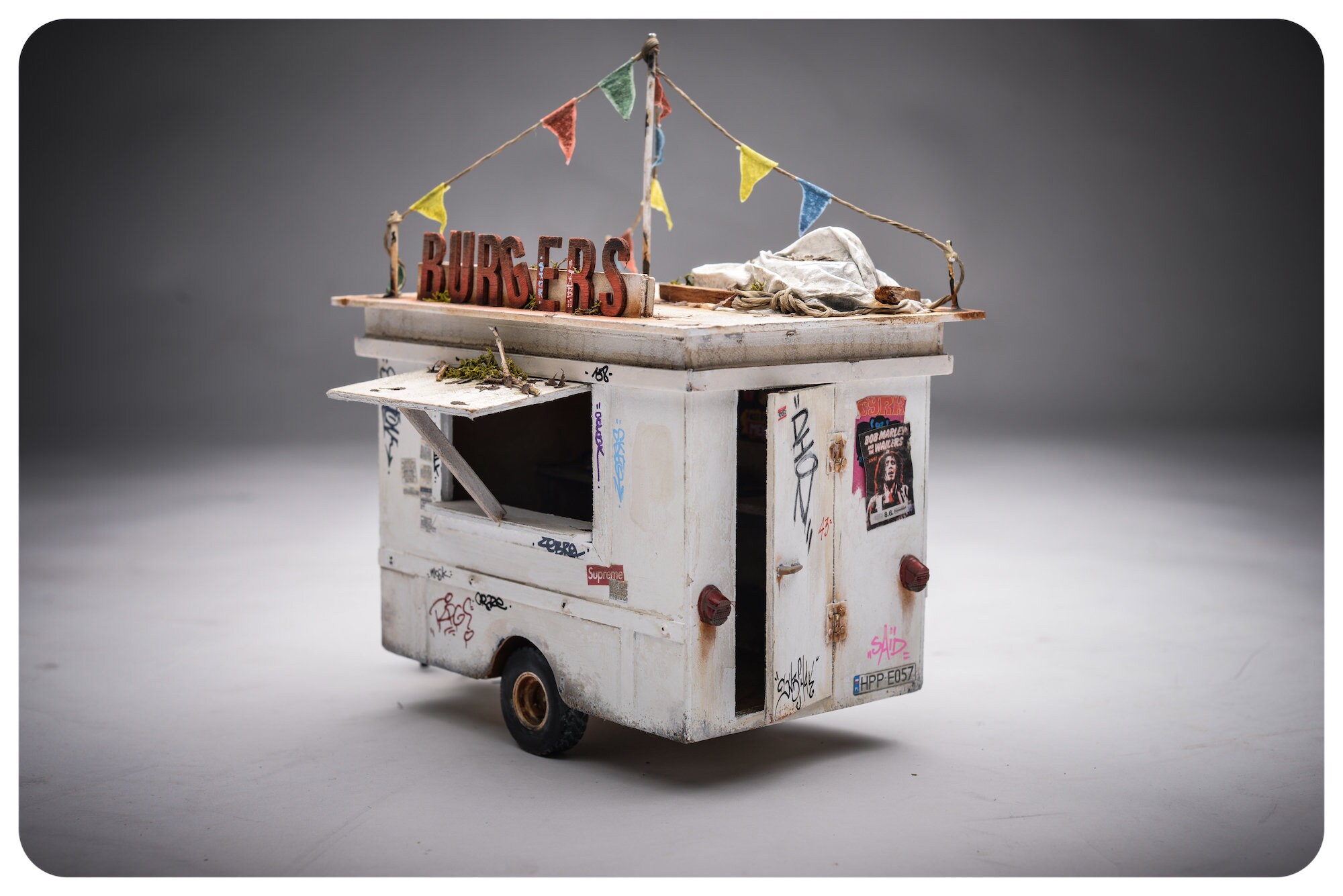Diorama Food Truck in Handmade Cardboard - Etsy