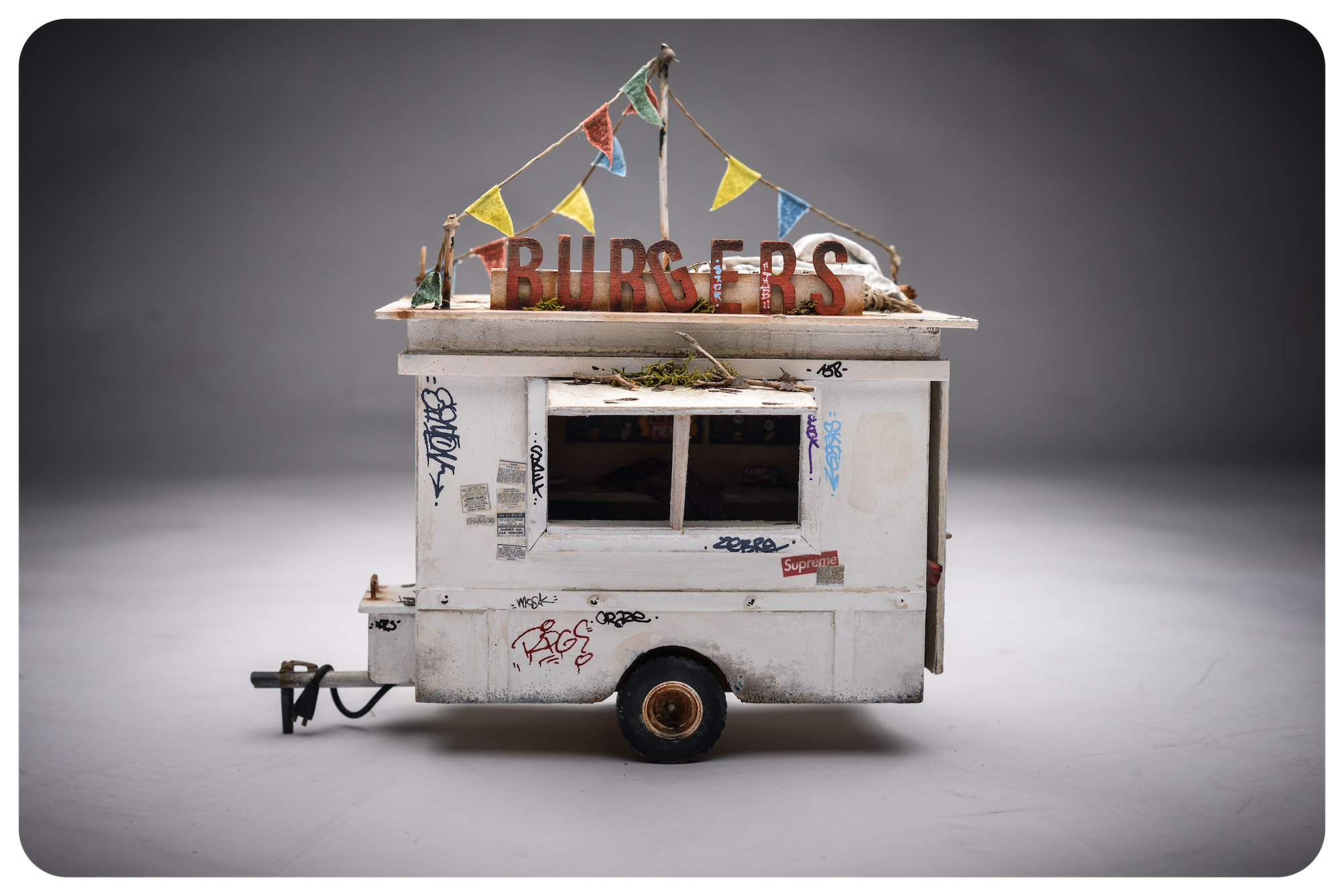 Diorama Food Truck in Handmade Cardboard - Etsy
