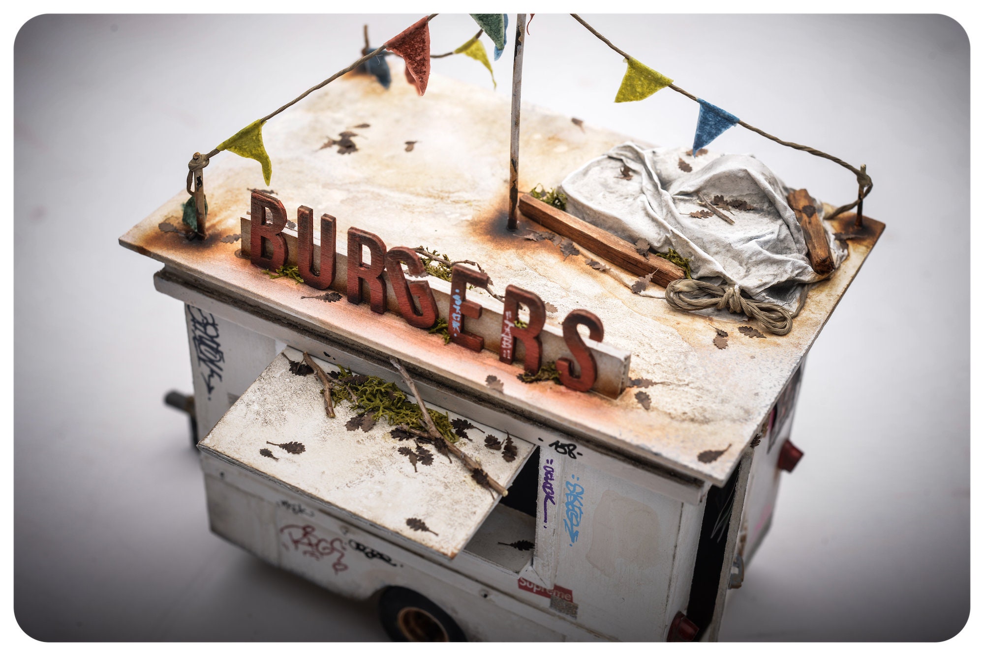 Diorama Food Truck in Handmade Cardboard - Etsy