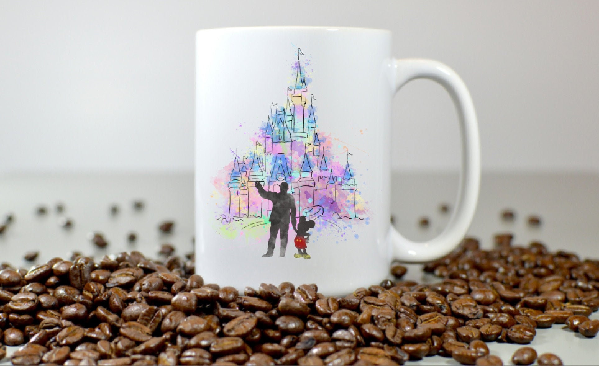 Walt and mickey coffee cup, Disney coffee mug, Disney gift sold by ...
