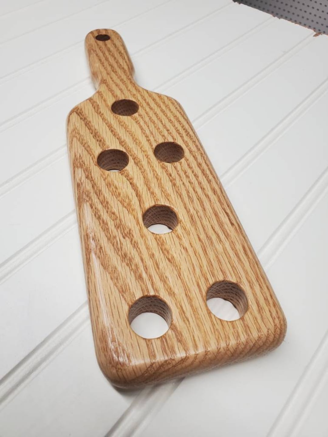 Red Oak "the Business" Spanking Paddle for Domestic Discipline and BDSM ...