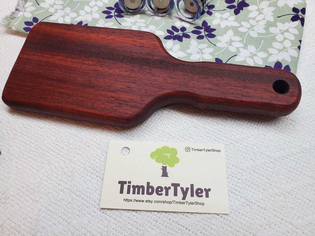 Padauk "pocket Paddle" Spanking Paddle for Domestic Discipline and BDSM ...