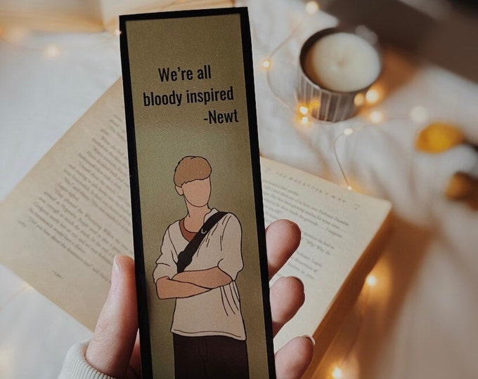 Maze Runner Inspired Bookmark newt - Etsy