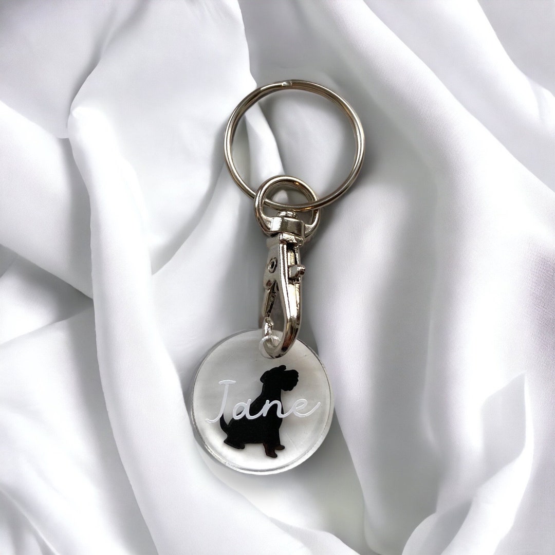 Personalised Acrylic Trolley Token Trolley Coin Trolley Token ...