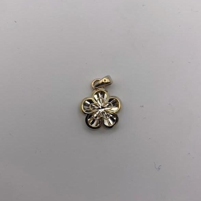 Gold Flower Charm - Etsy