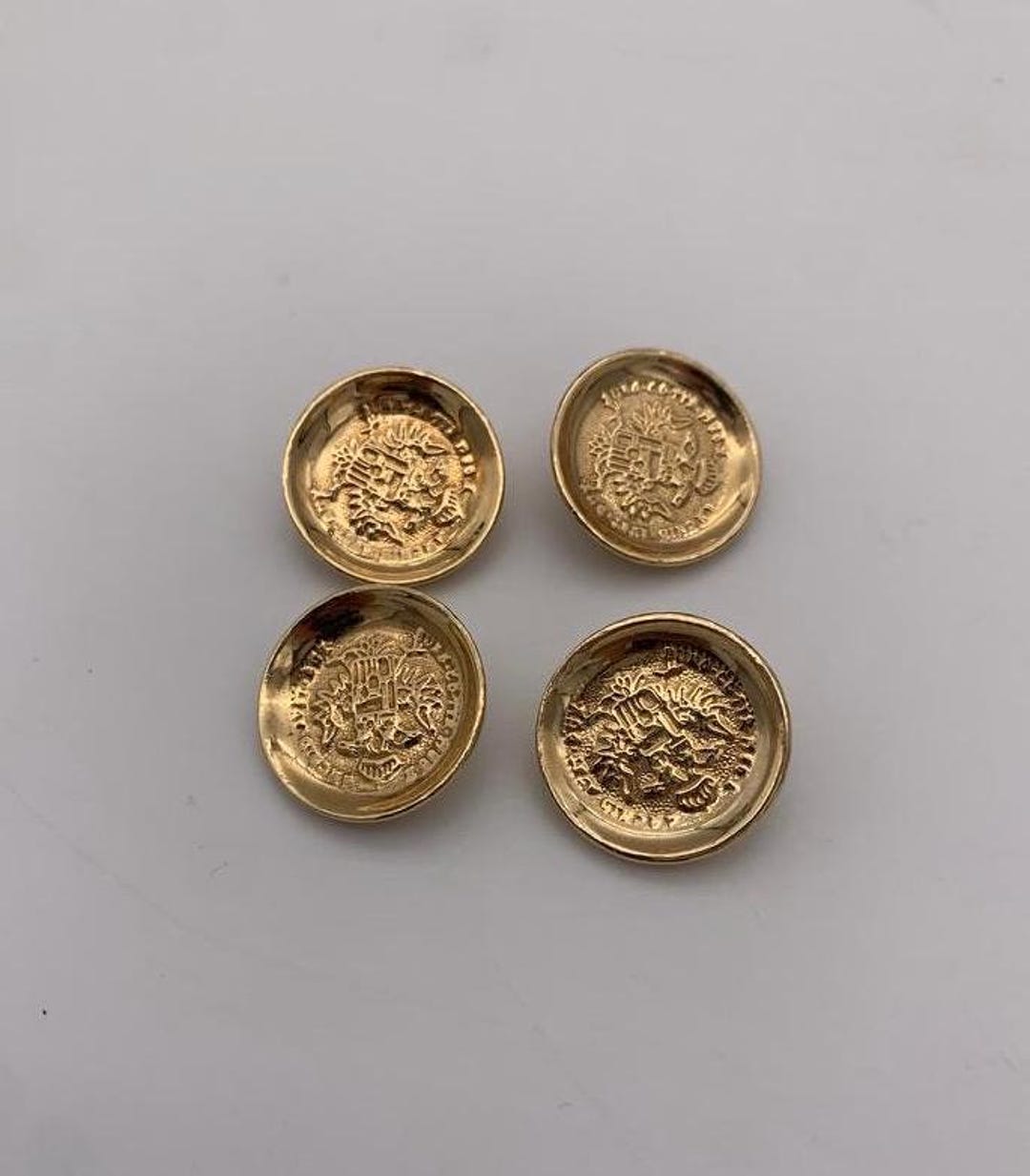 14k Gold Buttons - Etsy