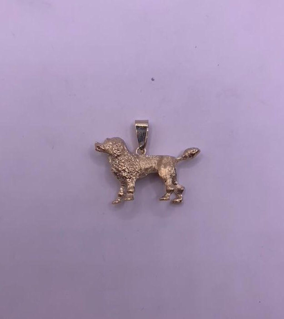 14k Gold Poodle Charm/pendant - Etsy