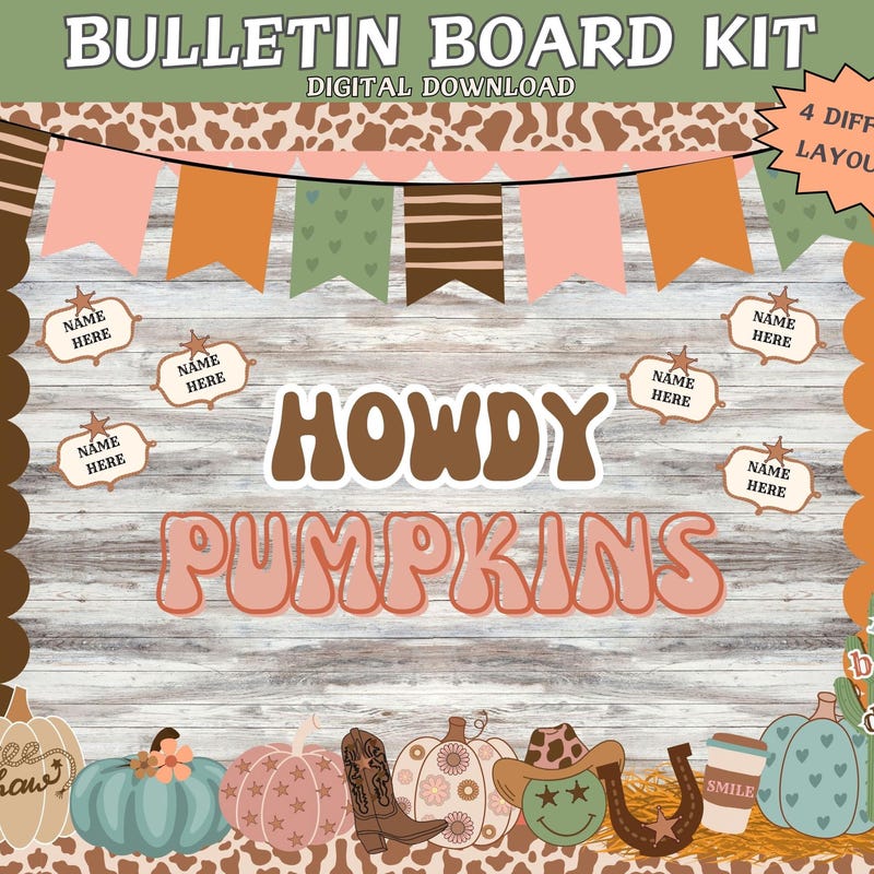 Fall Bulletin Boards - Etsy