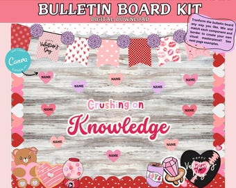 Love Bears Valentines Day Bulletin Board Kit || Valentines Bulletin ...