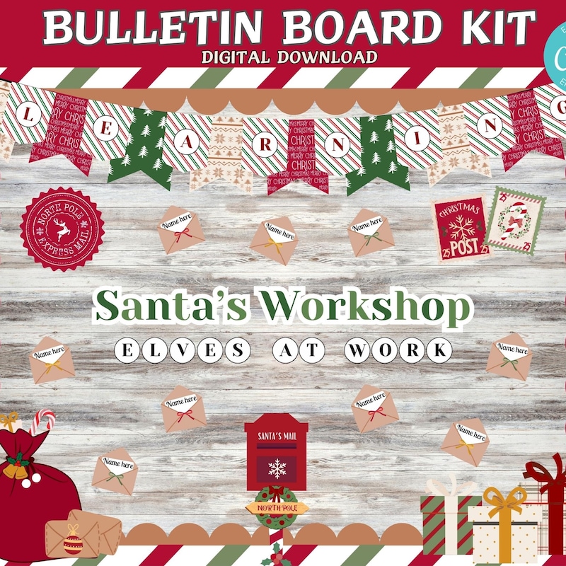 Santas Workshop for Classroom - Etsy