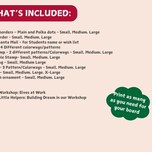 Santa's Workshop Christmas Bulletin Board Kit: Festive Classroom Decor ...