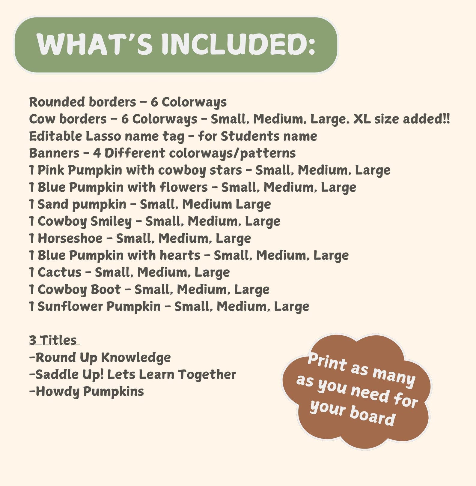 Cowboy Fall Bulletin Png, Western Classroom Decor, School Bulletin ...