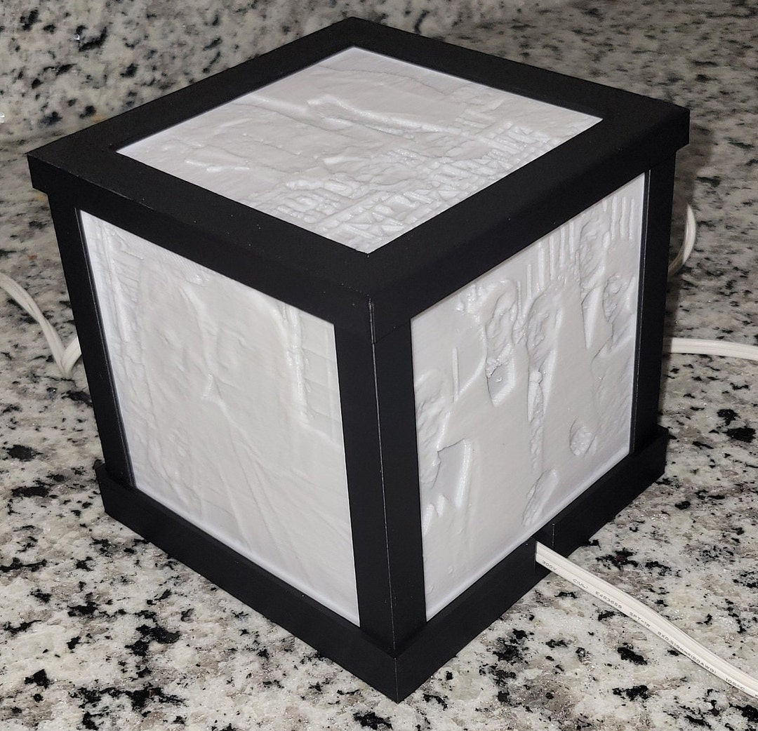5 Picture Lithophane Cube With LED Light and Switch - Etsy