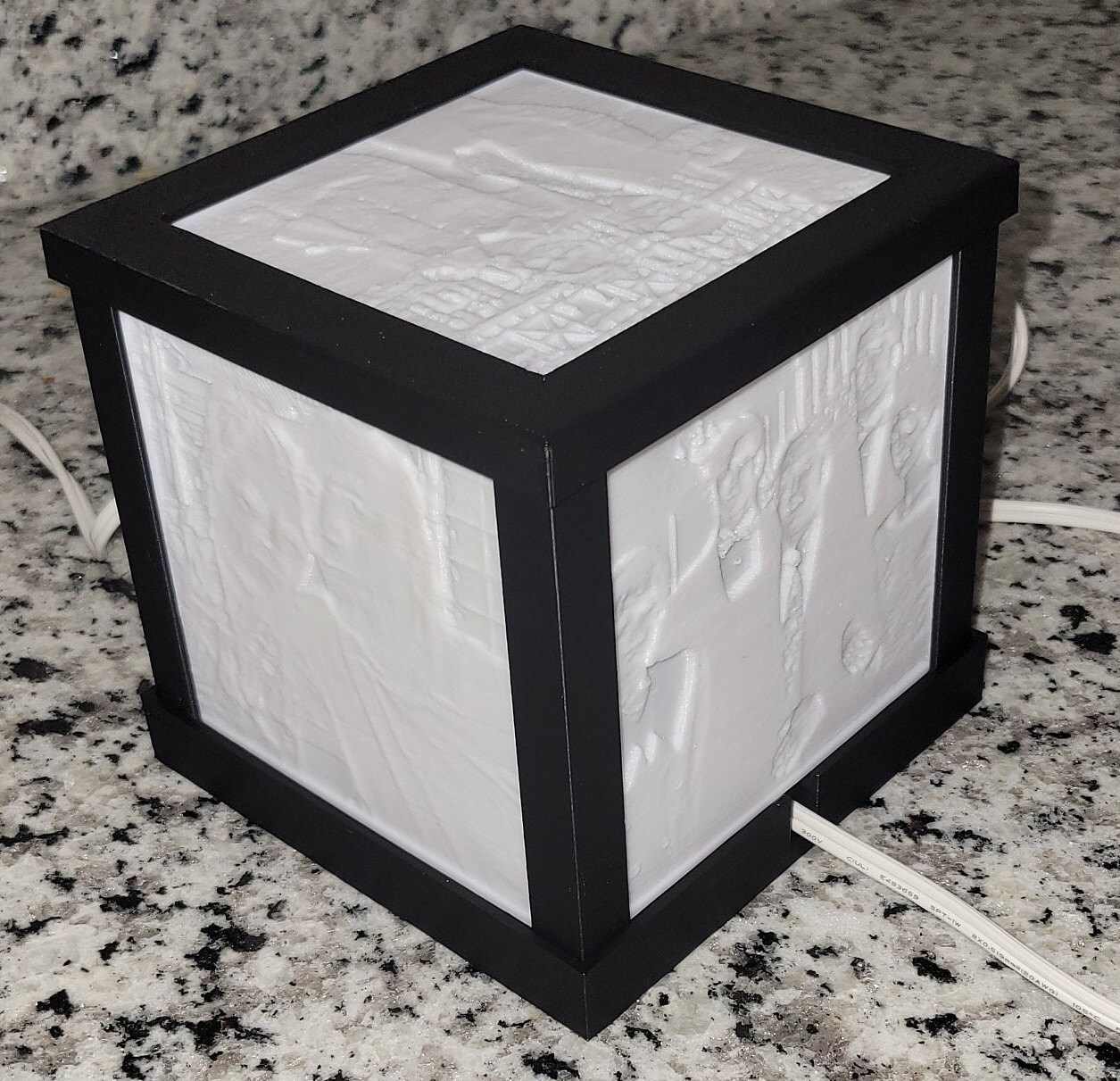 5 Picture Lithophane Cube With LED Light and Switch - Etsy