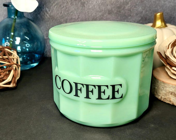 Vintage Jadeite Canister Set - Etsy
