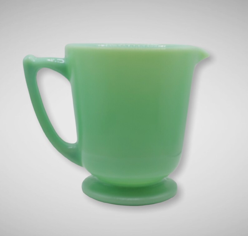 Jadeite Glass 4 Cup Measuring Cup Pitcher W/ Markers Large - Etsy