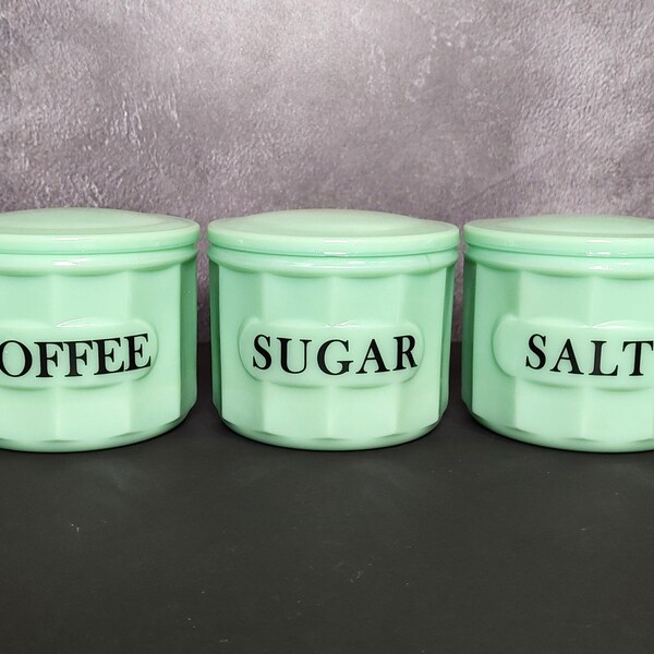 Jadeite Canister Set - Etsy