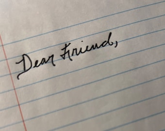 Handwritten Note, Handwritten Card, Handwritten Thank You, Hand Written ...