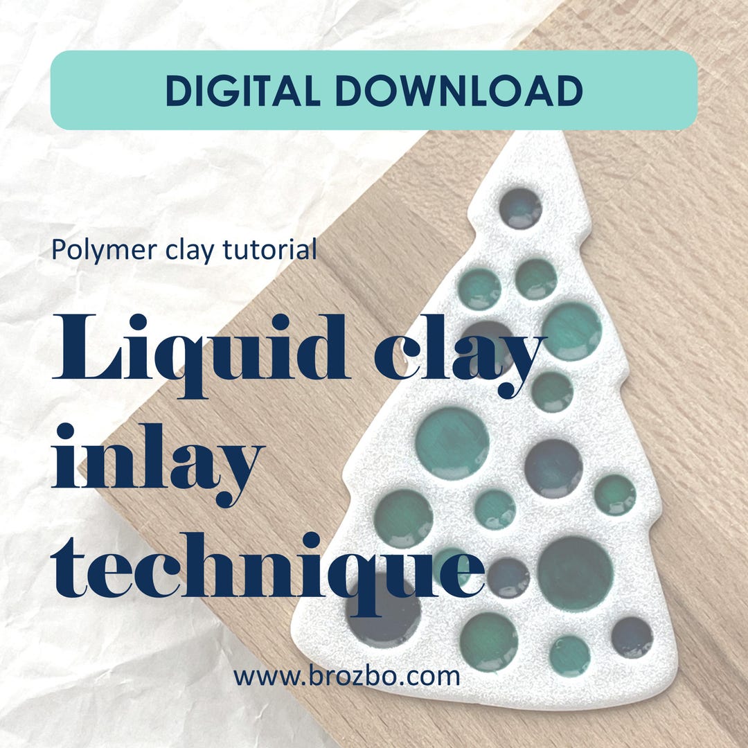 Liquid Clay Inlay - Beginner Polymer Clay Technique Tutorial | Easy ...