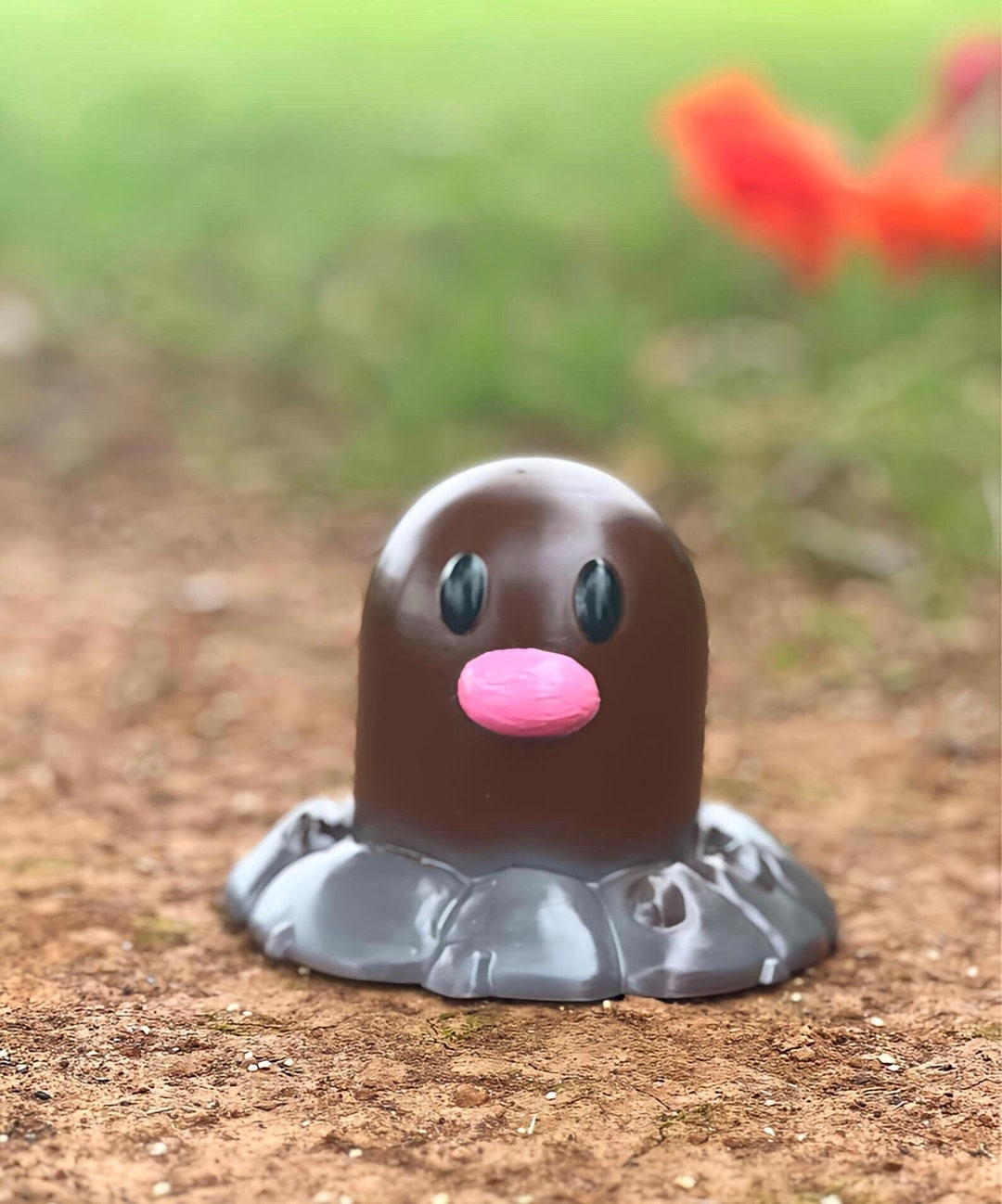 Diglett Hand Painted - Etsy