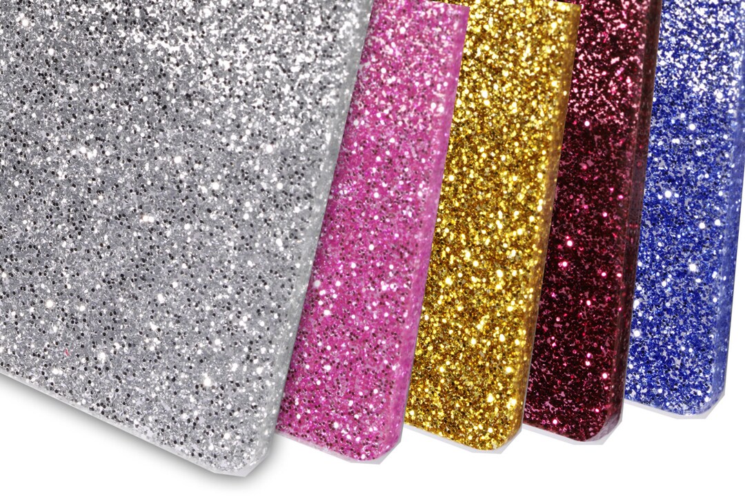 Glitter Acrylic Plexiglass Sheet 1/8 3mm 39.9 - Etsy Canada