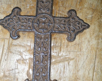 Cast Iron Wall Cross | Etsy