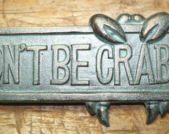 Don't Be Crabby | Etsy
