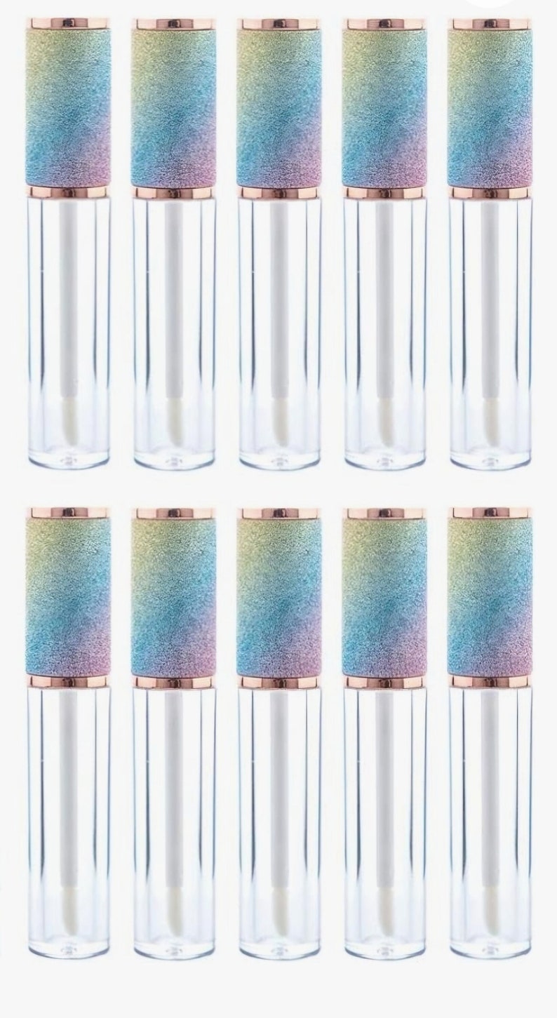 Rainbow Sparkle Tubes - Etsy