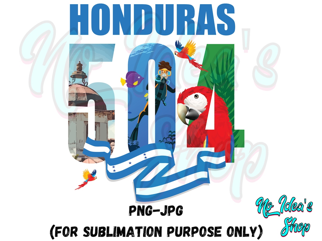 Honduras 504 Catrachos Y Catrachas De Corazon Honduras Digital File PNG ...
