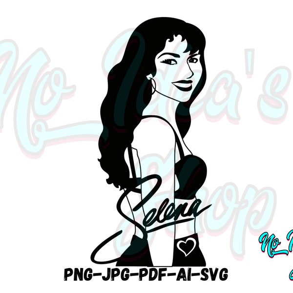Selena File Svg - Etsy
