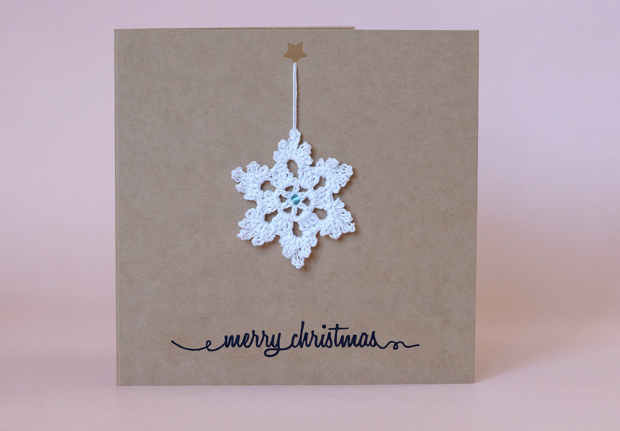 Handmade Snowflake Christmas Cards