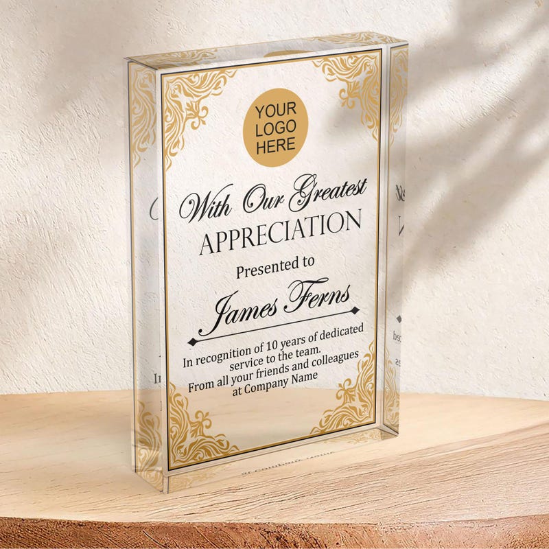 Retirement Plaques With Logo - Etsy UK