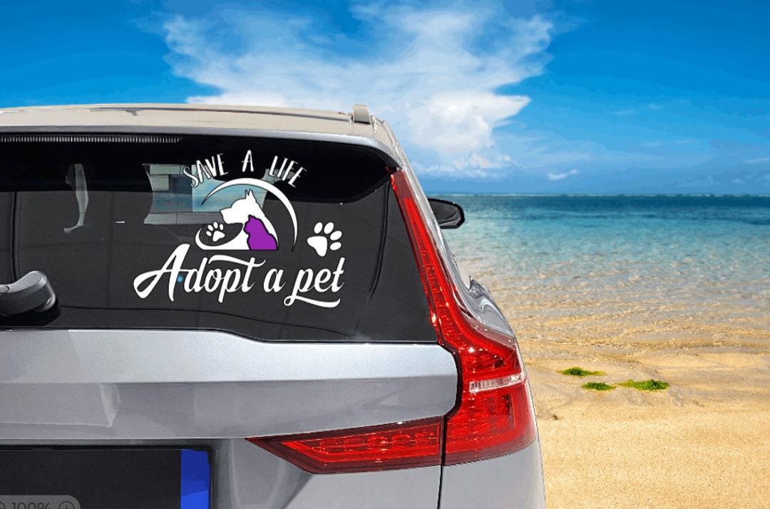 Pet Car Decals - Etsy