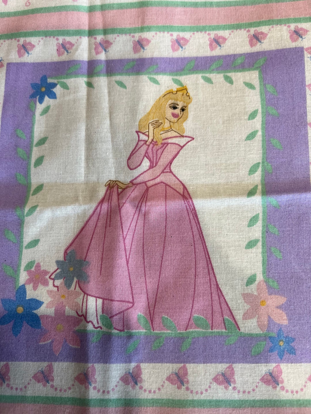 Vintage Disney Princess Fabric Panels - Etsy