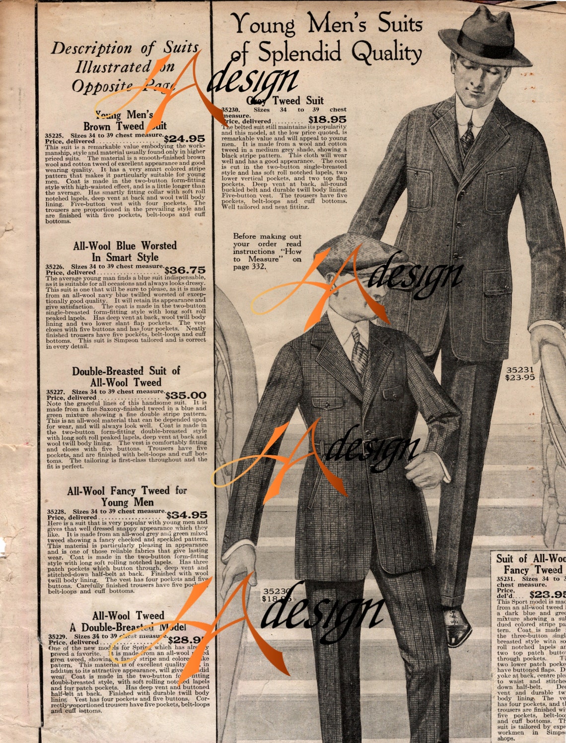 Mail (or Male?) Order Catalogue Men Digitals - Etsy