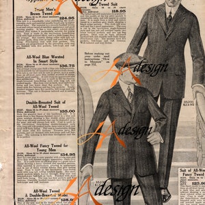 Mail (or Male?) Order Catalogue Men Digitals - Etsy