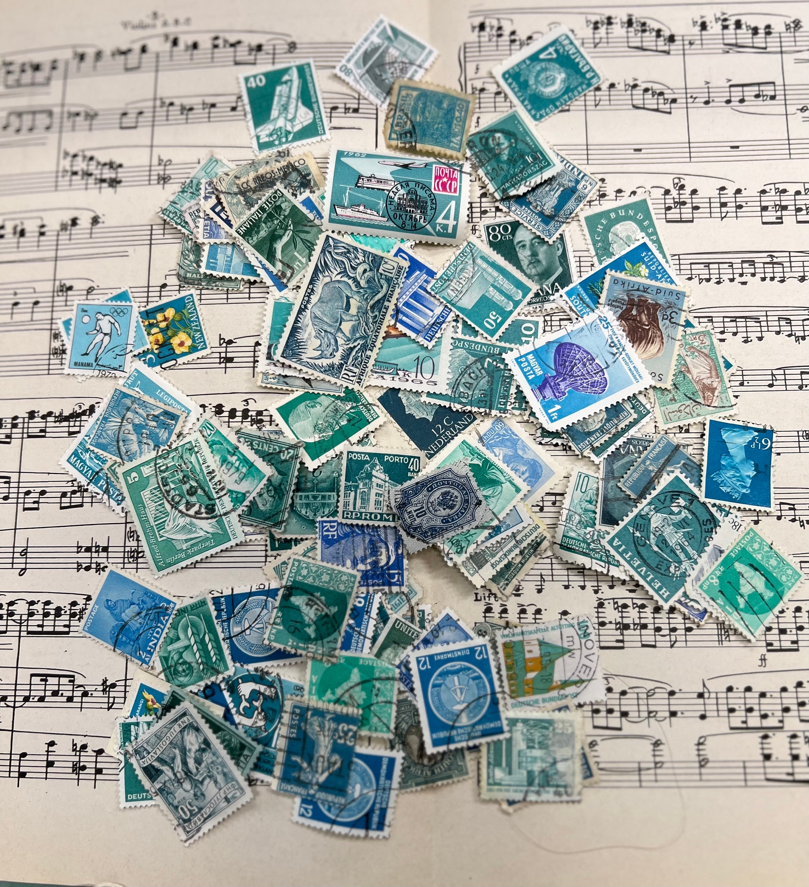 100-postage Stamp Packs - Etsy