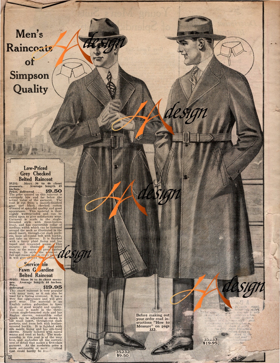 Mail (or Male?) Order Catalogue Men Digitals - Etsy