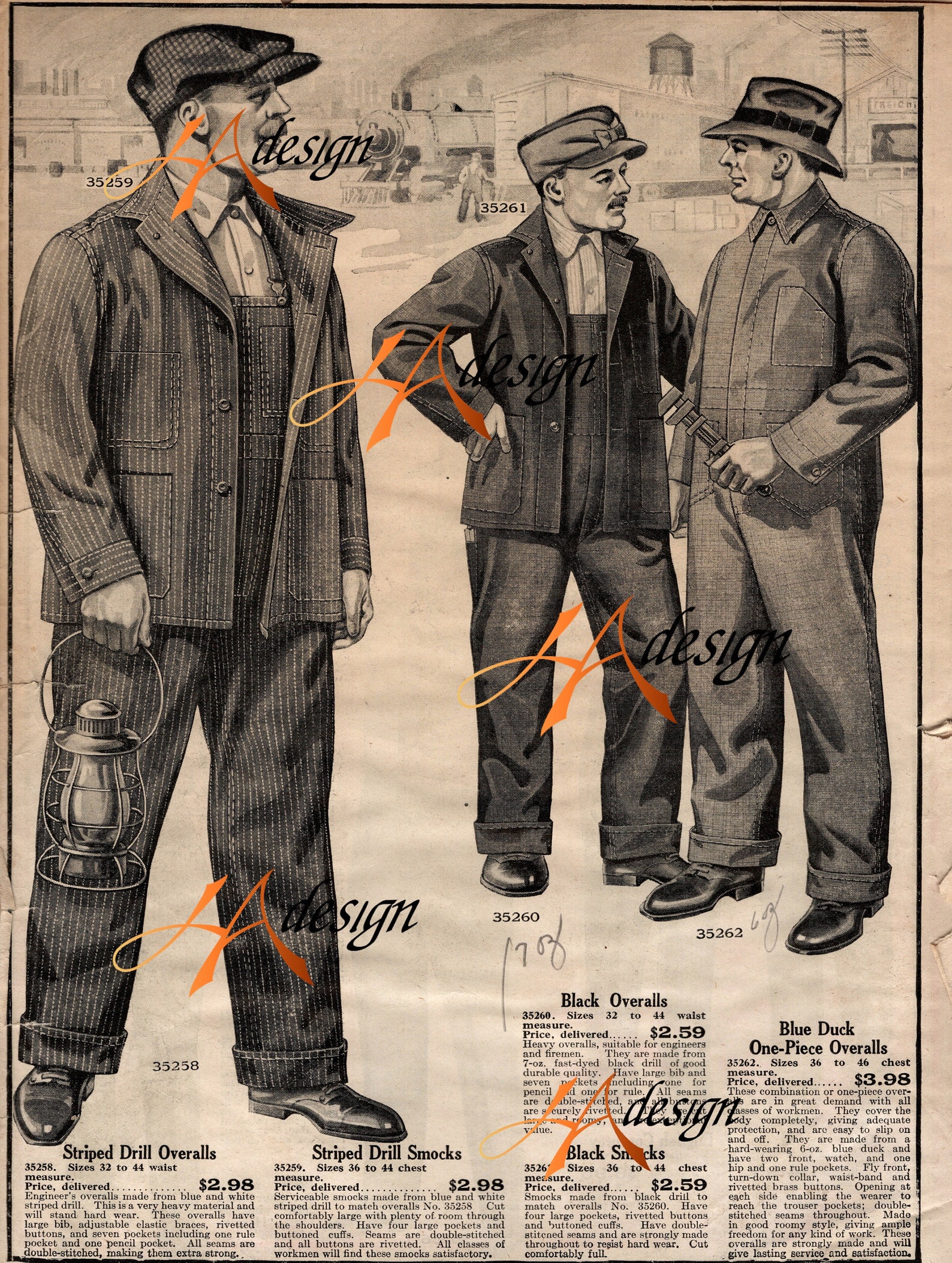 Mail (or Male?) Order Catalogue Men Digitals - Etsy