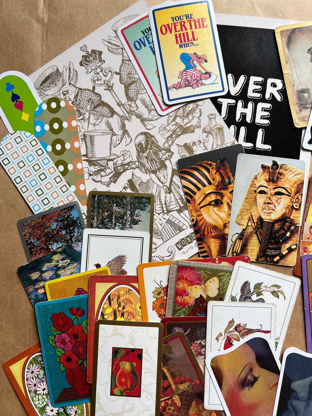 85 Assorted Playing Cards for Journals or Crafting - Etsy