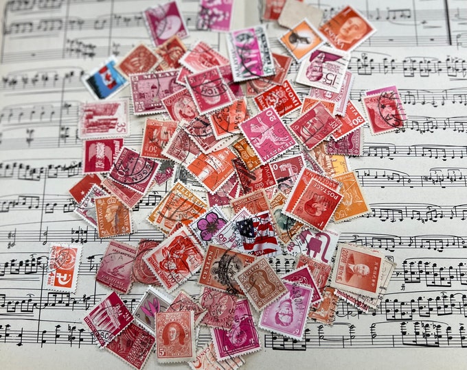 100-postage Stamp Packs - Etsy