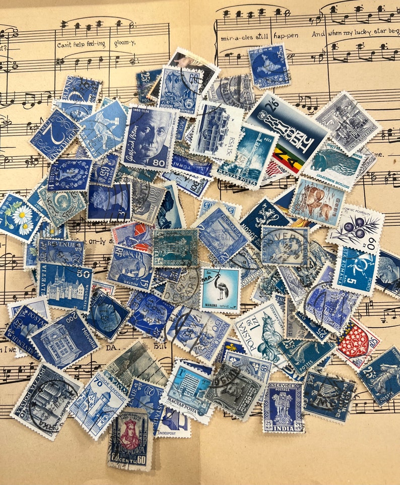 100-postage Stamp Packs - Etsy