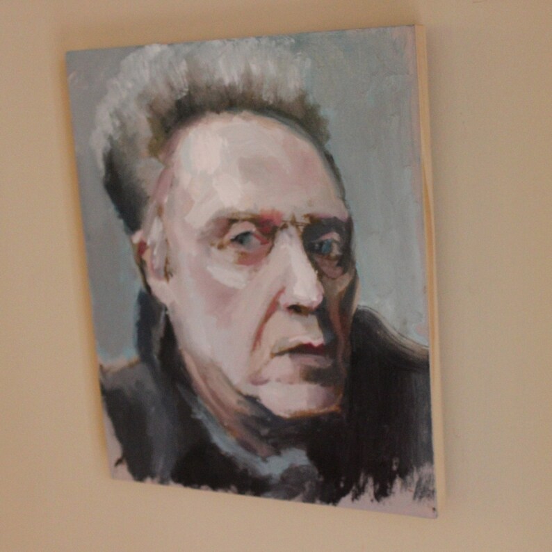 Christopher Walken 8x10 Portrait in Oil. Handmade --not a Print-- on ...