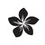 Plumeria Permanent Decal, Flower Decal, Hawaii Decal, Tropical Decal ...