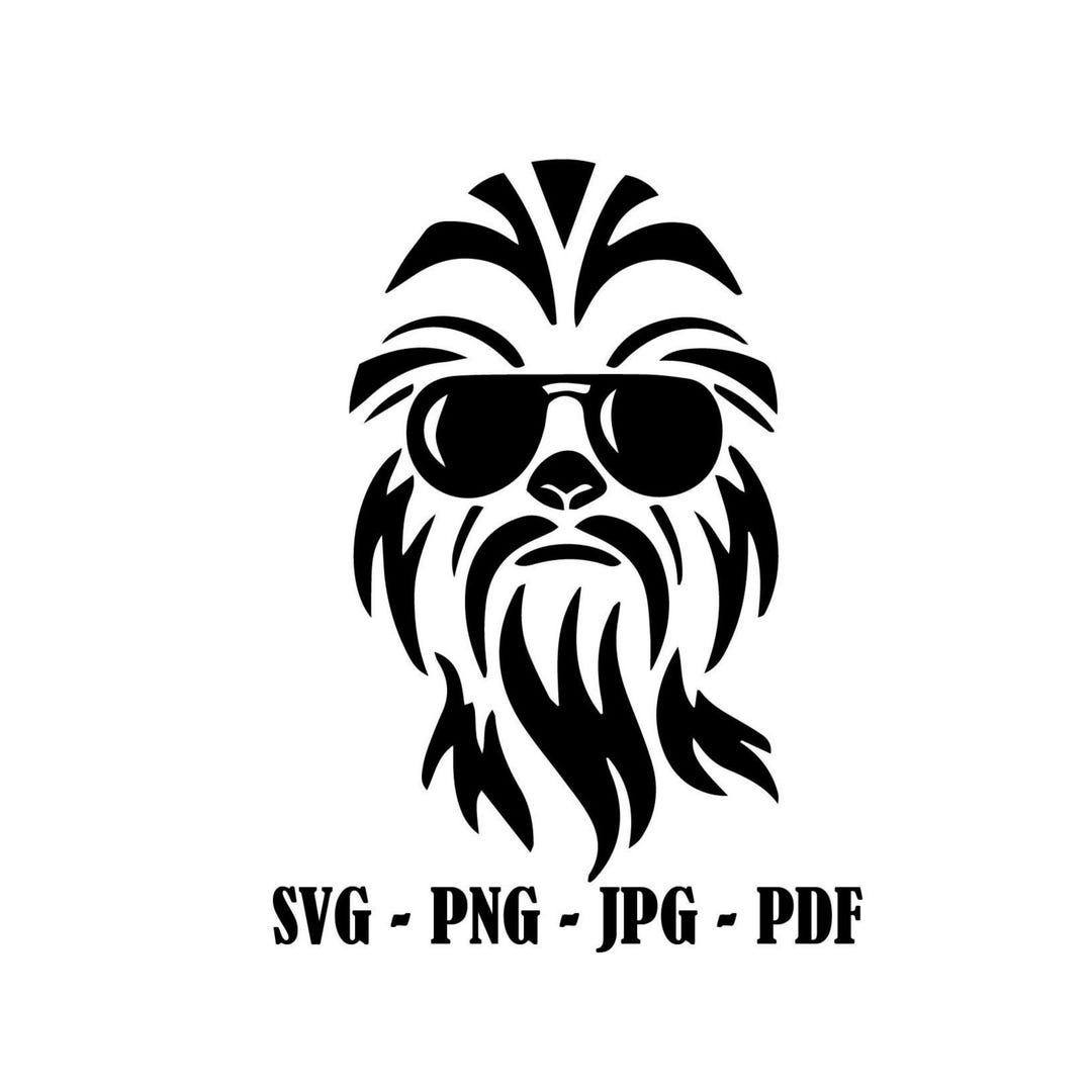 Chewbacca With Sunglasses *SVG File*, Chewie, Star Wars, Millennium ...