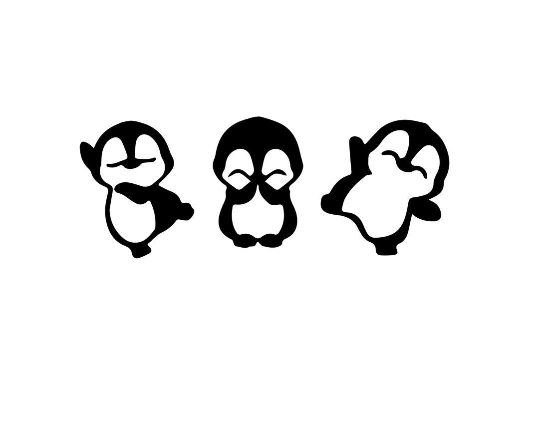 Dancing Baby Penguin Decal: Car, Laptop, Wall Decor - Etsy