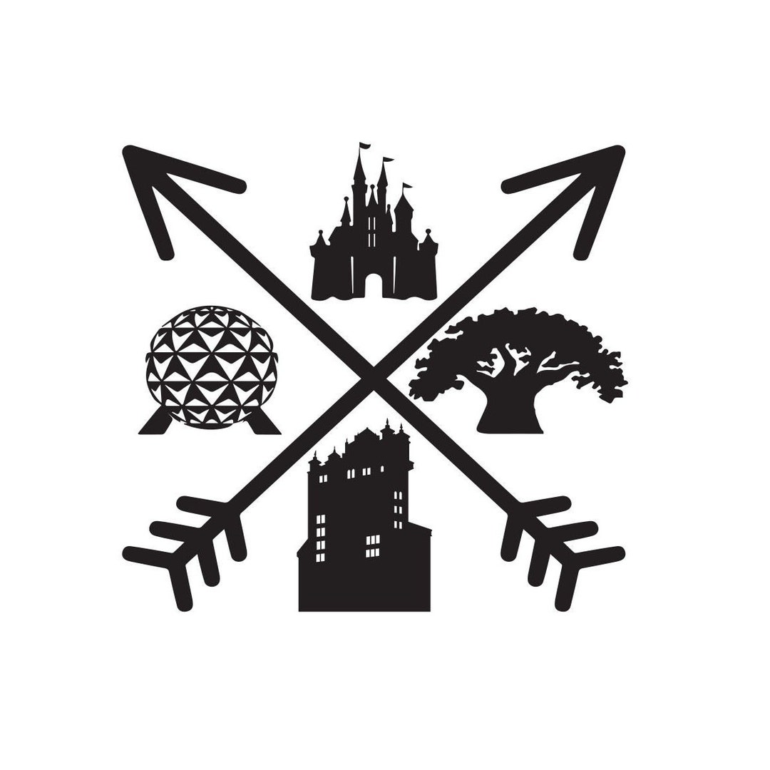 Disney Park Arrows Decal, Parks Decal, Magic Kingdom Decal, Animal ...