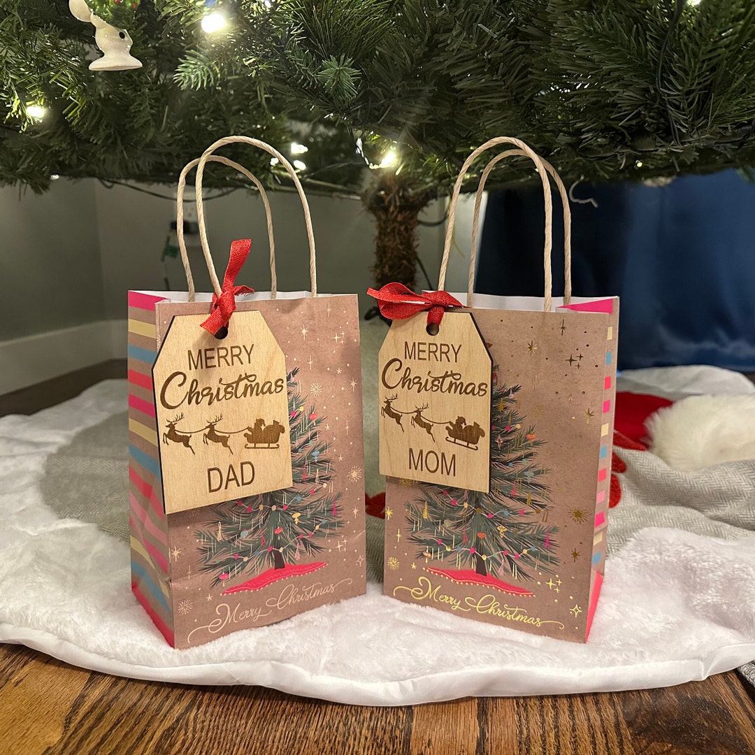 Personalized Christmas Gift Tags – Custom Holiday Name Labels - Etsy